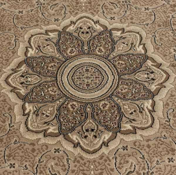 Kashmir Traditional Beige Rug - carpetsrugs.ie