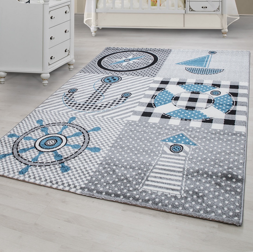 Kids Joy Grey Rug - carpetsrugs.ie