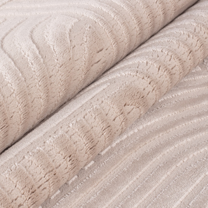 Modern Living Room Beige Carpet with Elegant Braided Pattern ...
