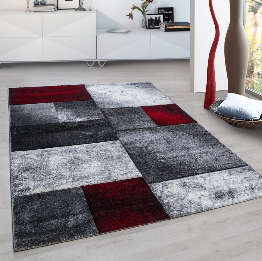 Hawaii Designer Red Rug - carpetsrugs.ie