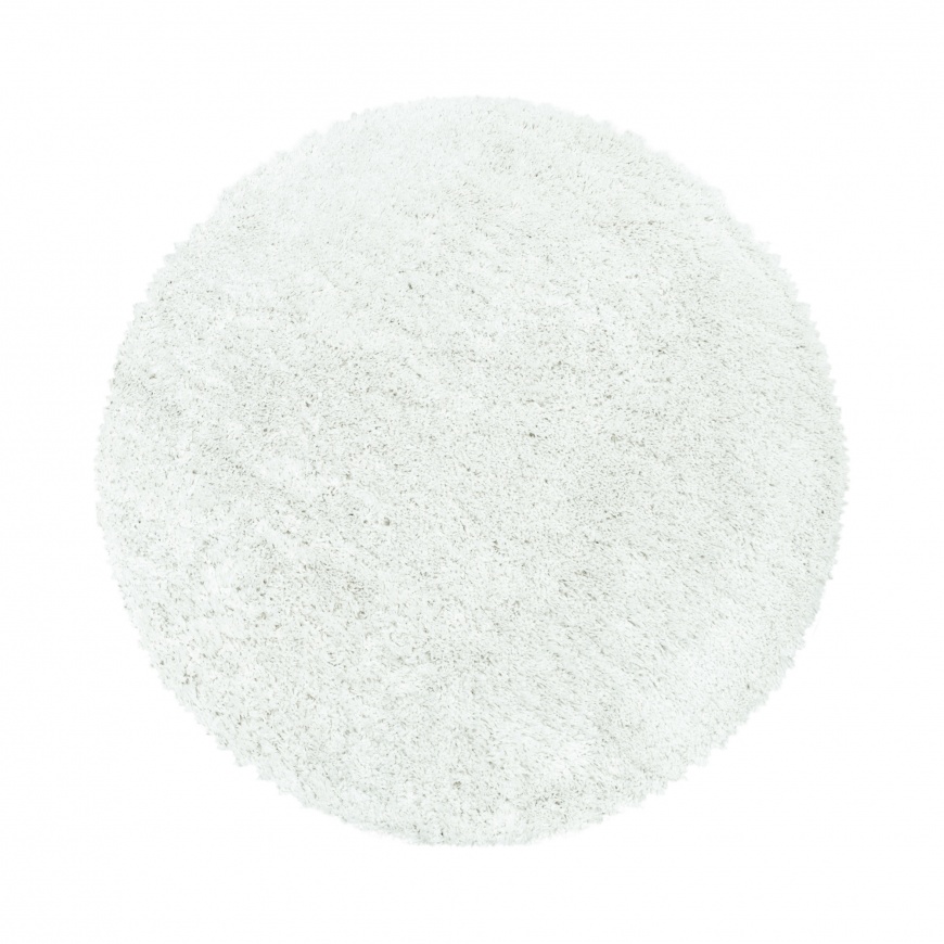 Fluffy Shaggy Plain White Rug for Home - carpetsrugs.ie