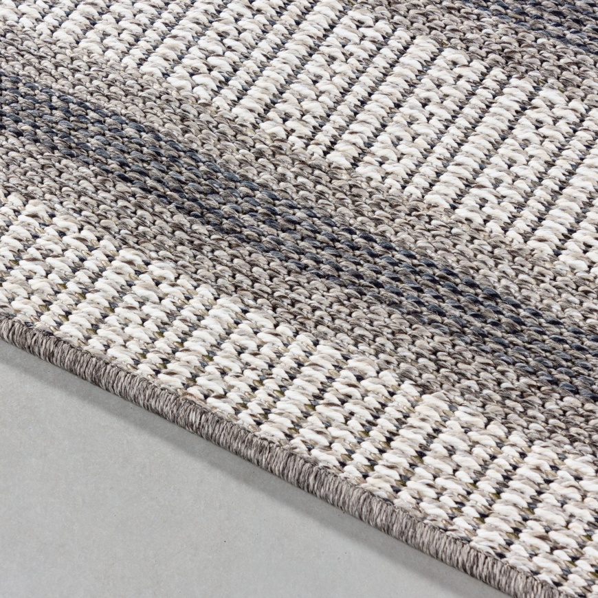 Osun Border Cream Outdoor & Indoor Rug - carpetsrugs.ie