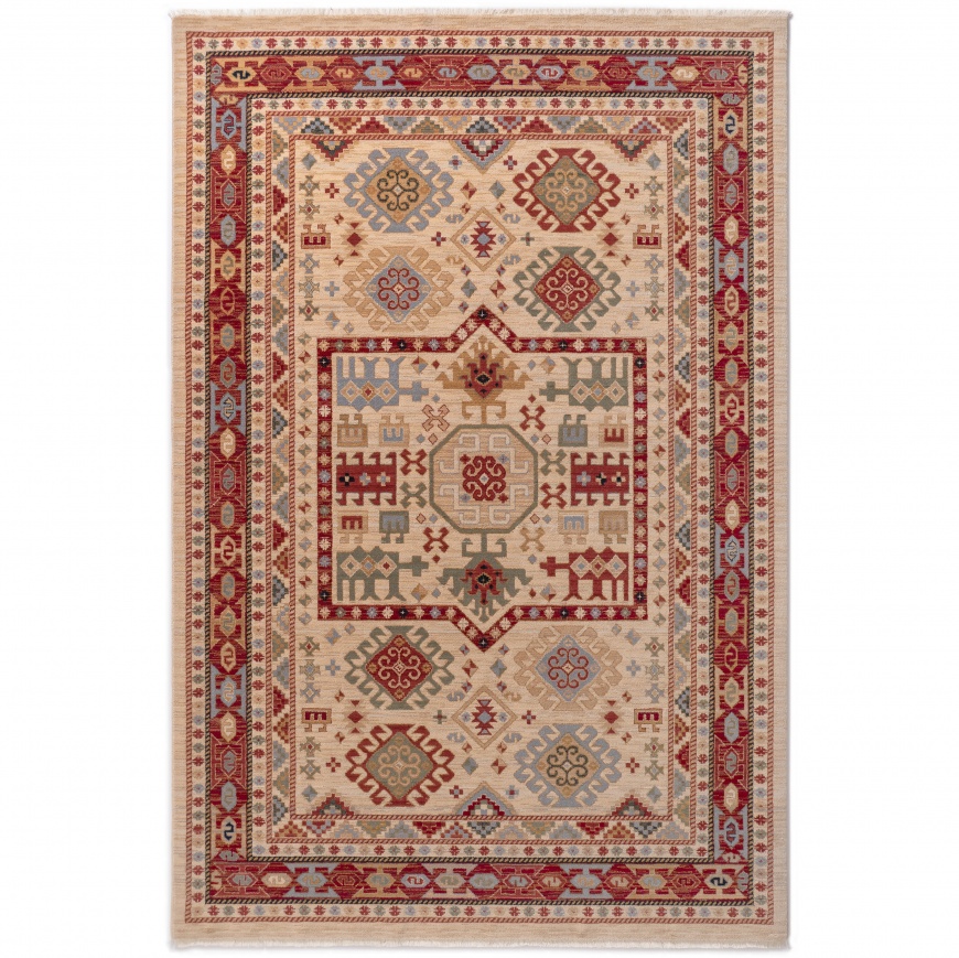 Antique Cream Oriental Rug for Living Room Decoration I Traditional ...