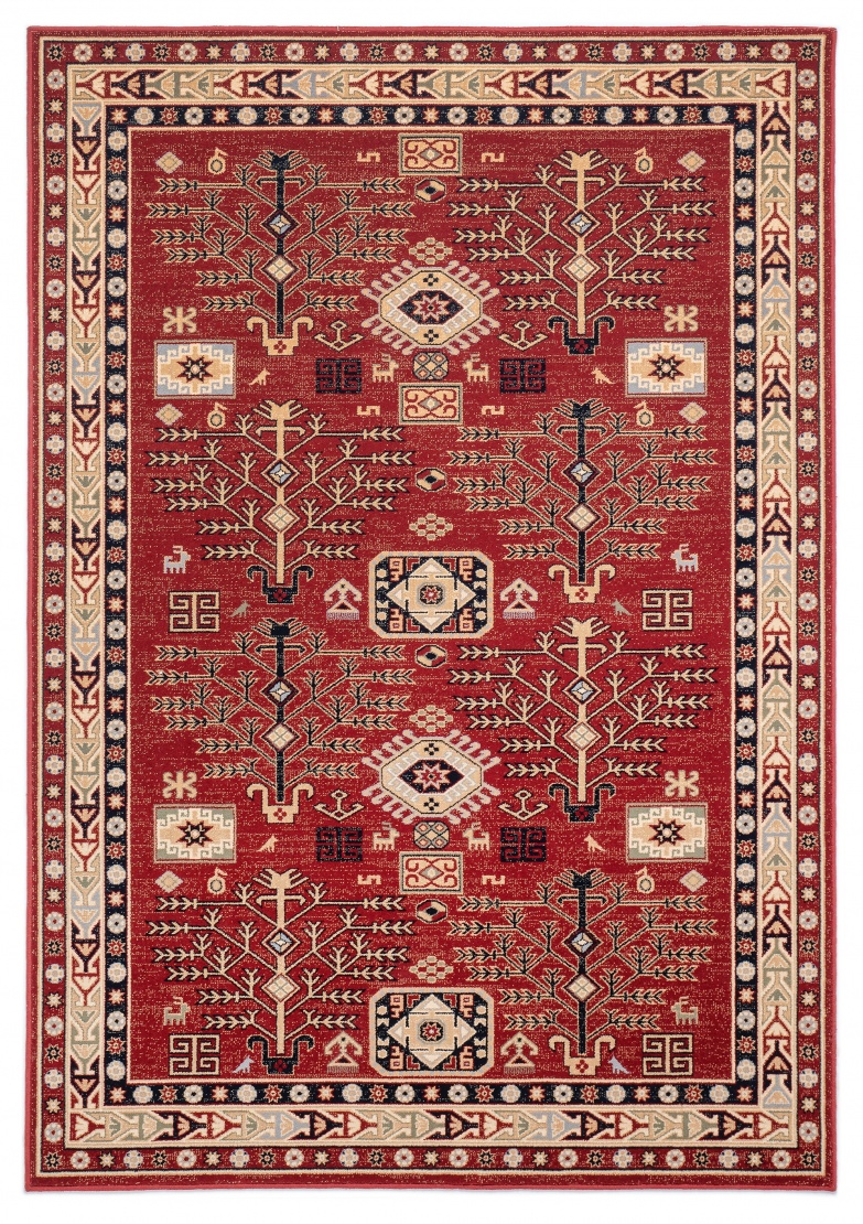 Quality Classic Traditional Red Wool Rug - Bella - carpetsrugs.ie